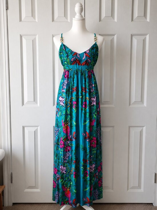 Lilly Pulitzer Dresses Lilly Pulitzer Villa In The Vias Floral Maxi lilly-pulitzer-dresses-lilly-pulitzer-villa-in-the-vias-floral-maxi
